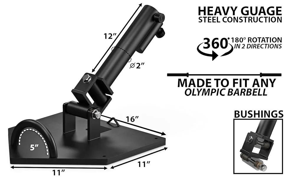 T bar row landmine attachments with battle Rope holder. - Alpha Fitness ...